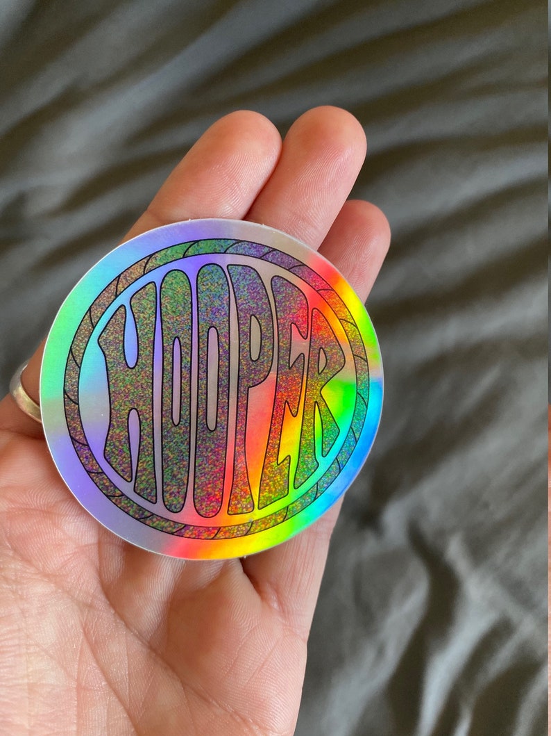 Holographic Hula Hoop Sticker // Flow Art Stickers // Hula | Etsy