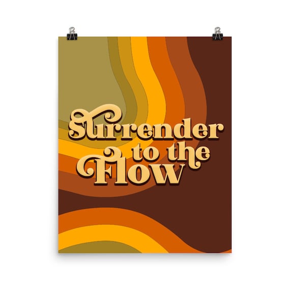 Surrender to the Flow Poster // the Lizards Phish Poster // | Etsy