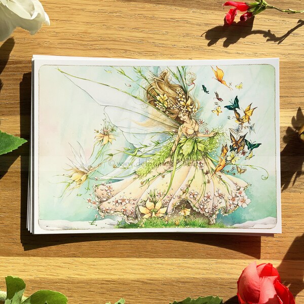 Fairy Postcard - Etsy