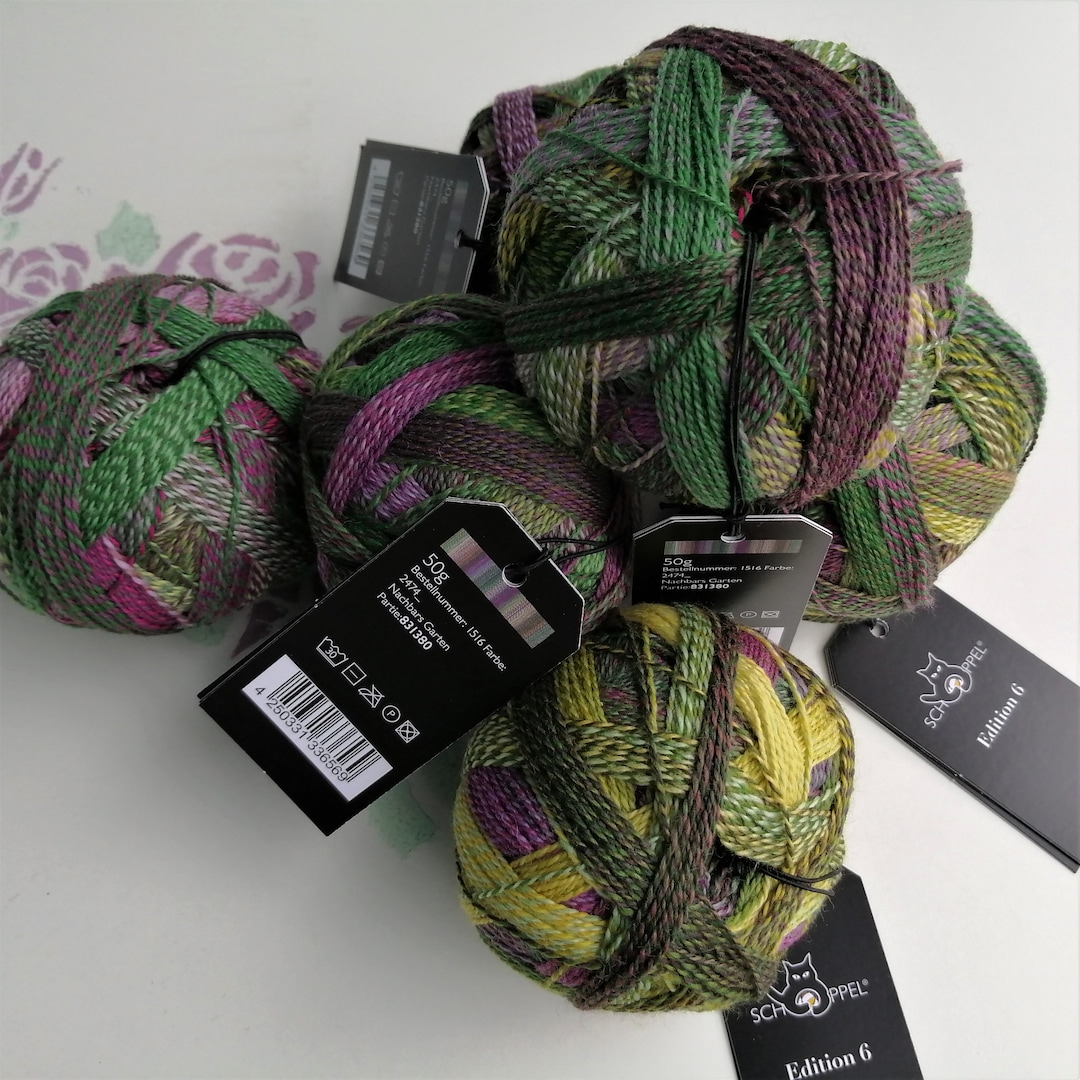 Edition 6 neighbour's Garden by Schoppel Wolle yarn, Coulor Gradient ...