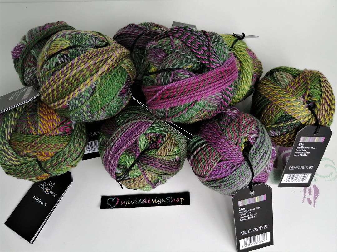Edition 3 neighbor's Garden by Schoppel Wolle yarn, Coulor Gradient, - Etsy