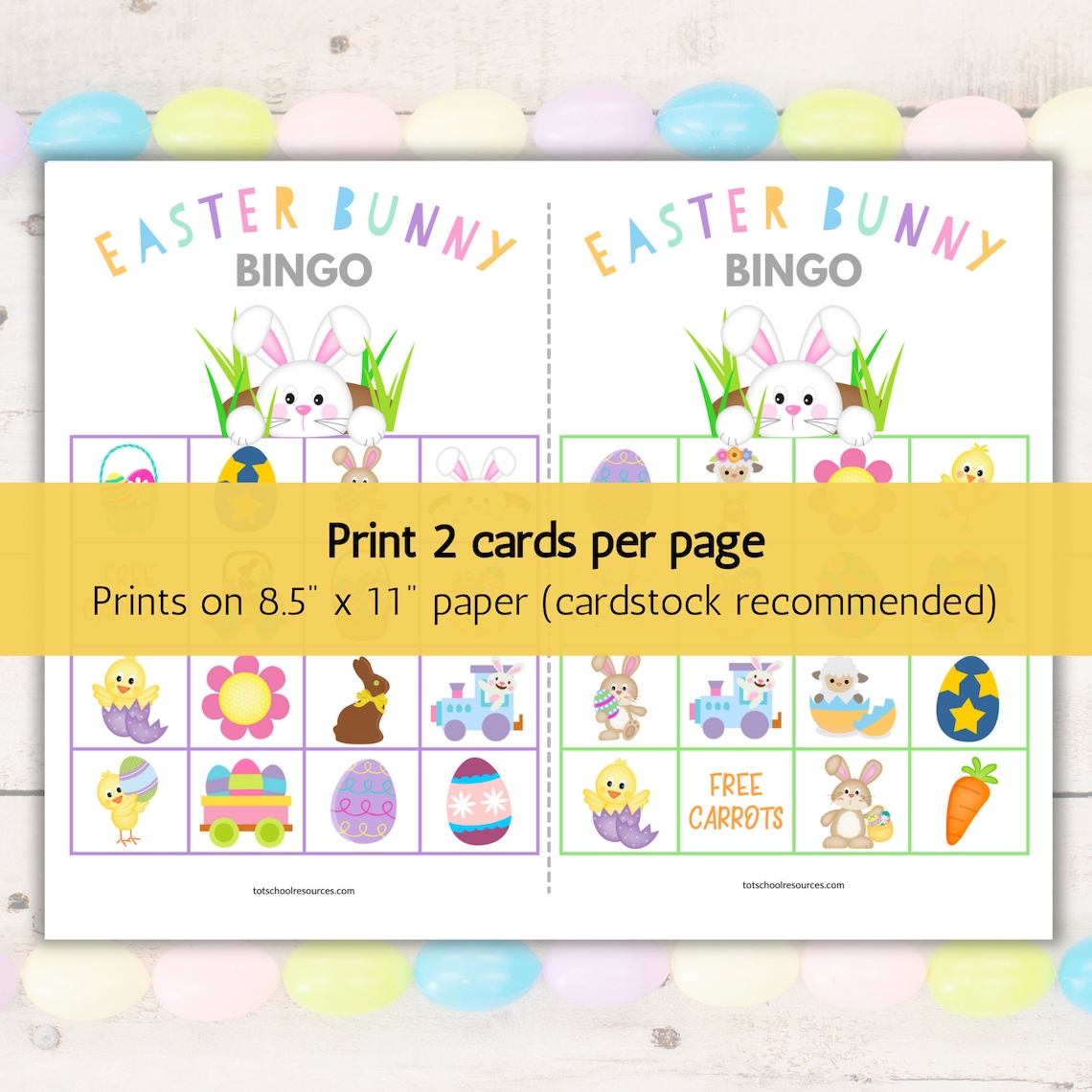 Easter Bingo Easter Printable Easter Activities - Etsy