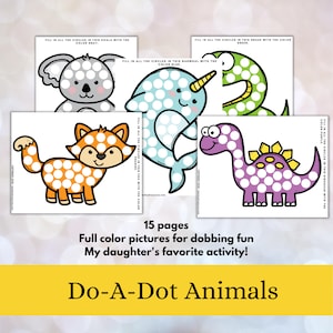 Dot Winter Activity Pack, Preschool Season Do-a-dots Worksheets ...