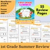 Summer Review 1st Grade Going to 2nd Grade, Math, Phonics, Literacy ...
