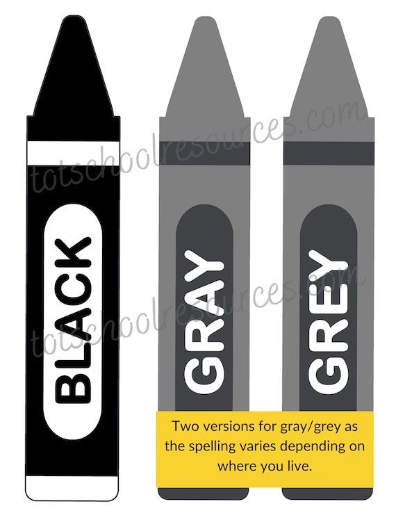 Grey crayon store