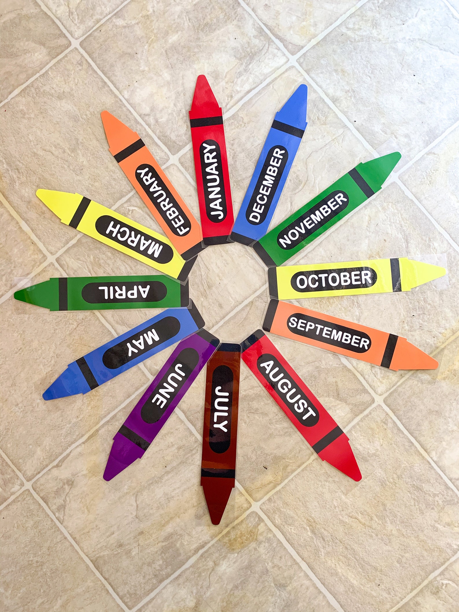 Bundle: Days of the Week Printable Signs & Months of the Year | Etsy