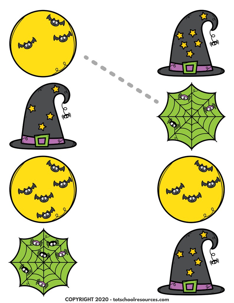 Halloween Activity Pack Preschool Printable Activity Pack - Etsy