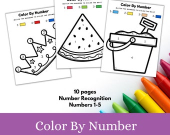 Music Color by Number, Color by Code, Early Childhood, Digital Down ...