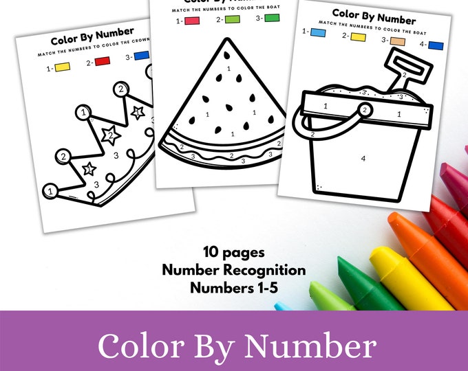 Numbers 1-10 Dot Markers, Dab Markers Preschool Printable, Preschool ...