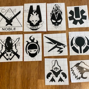 Halo Inspired Decals - Etsy
