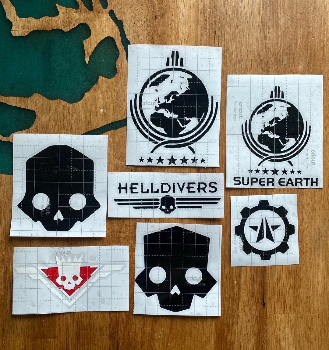 Helldiver Inspired Decals - Etsy