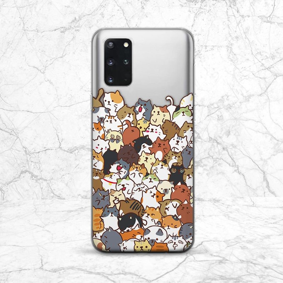IPhone Case Funny Kawaii Cats Cute Animals Cat Lover Case for Samsung ...