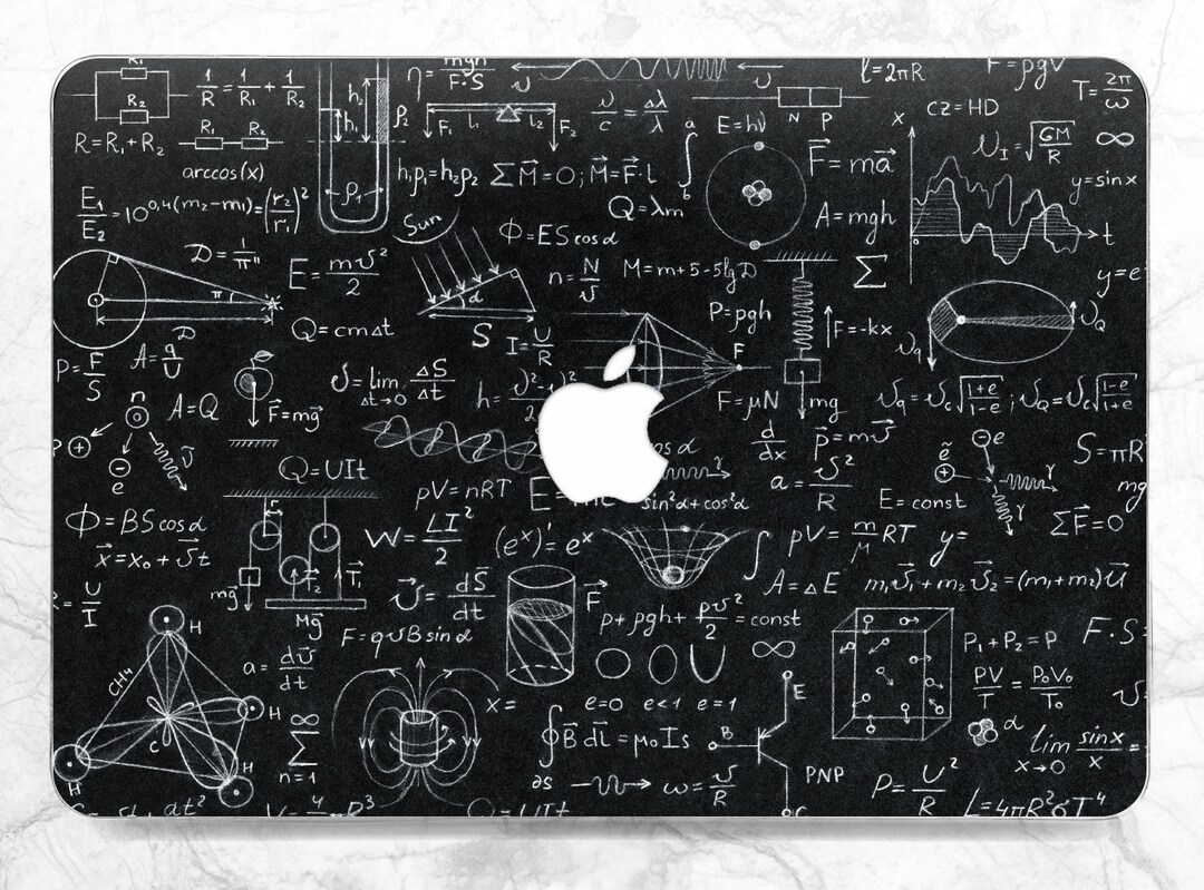 MacBook Case Formulae Black Case Case Nerd MacBook Case Math Case for ...