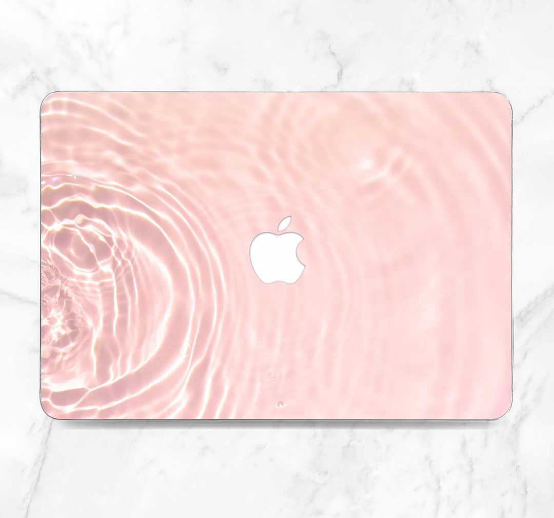 MacBook Case Pink MacBook Case Aesthetic Simple Print Case Light Pink ...