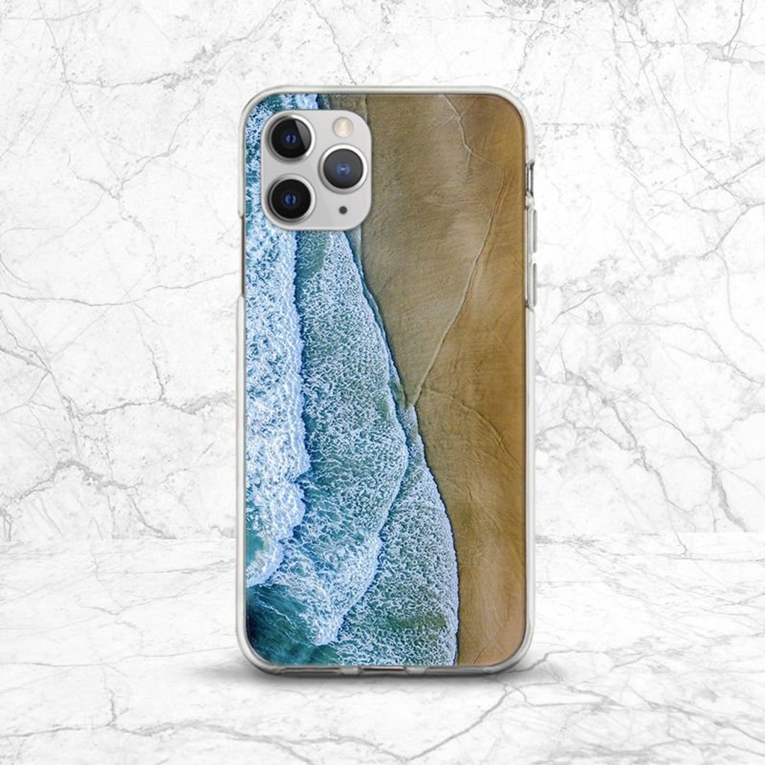 IPhone Case Beach Blue Water Print Summer Phone Case iPhone Case Sand ...