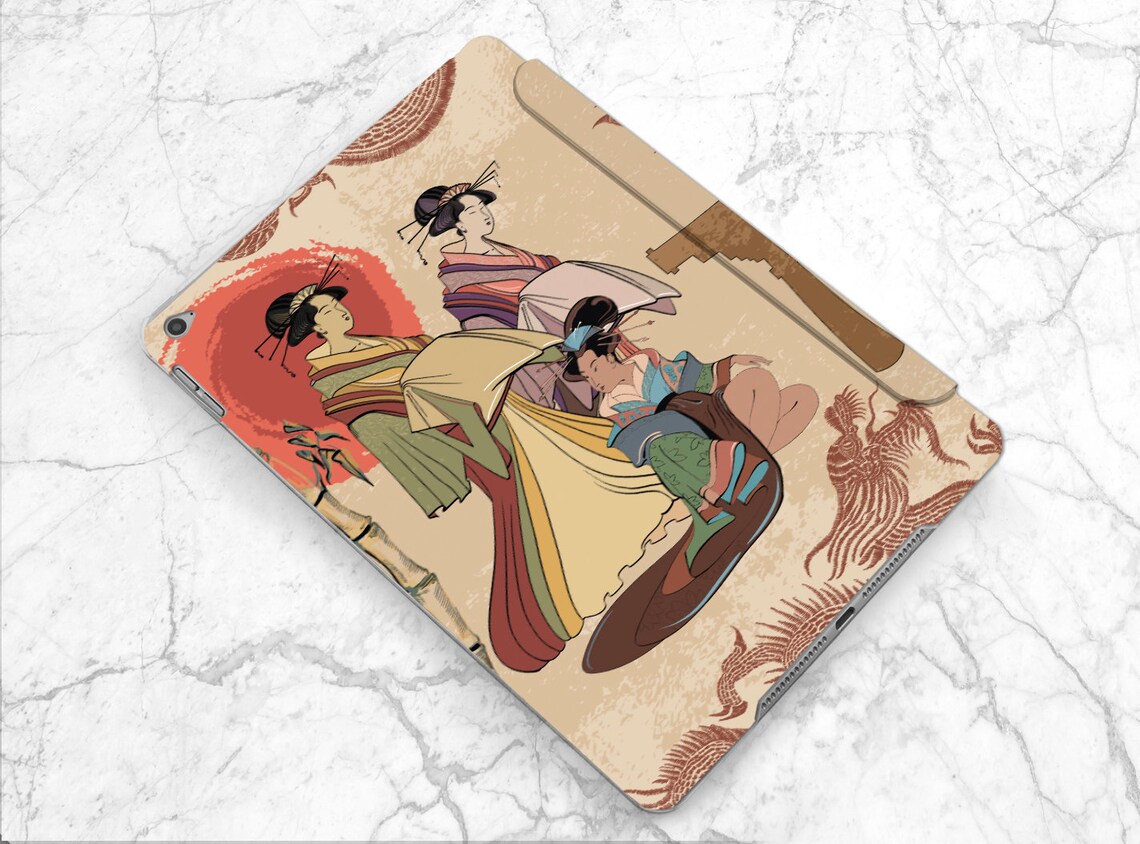 Ipad Case Geisha Ipad Case Japan Ipad Case 10 5 Ipad Case 9 7 - Etsy