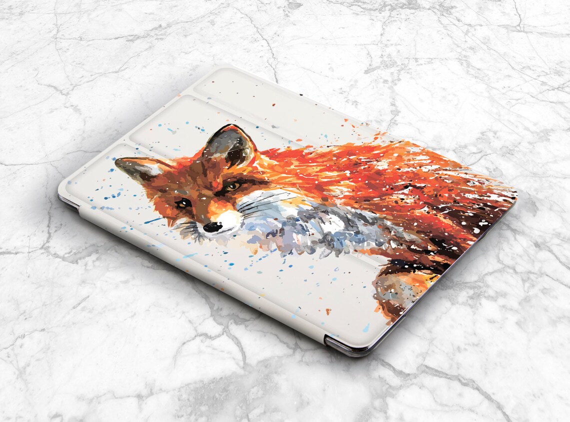 IPad Case Fox iPad Case Winter iPad Case Animal iPad Case Cute ...