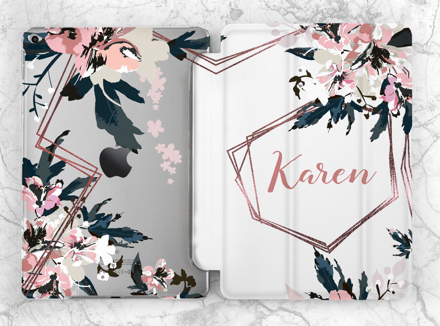 Girly Case iPad Case Name Personalized Case Aesthetic Custom Print Case ...