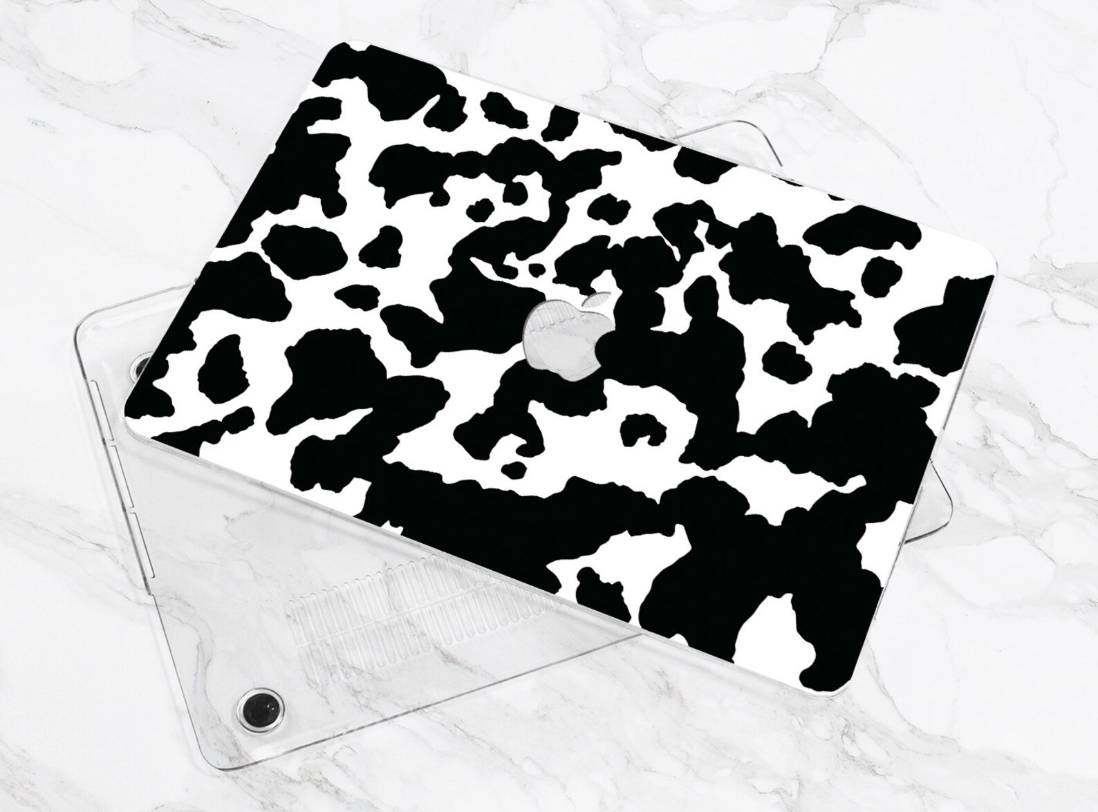 Cow Skin Macbook Hard Case Pro 16 Case Black and White Air 13 - Etsy