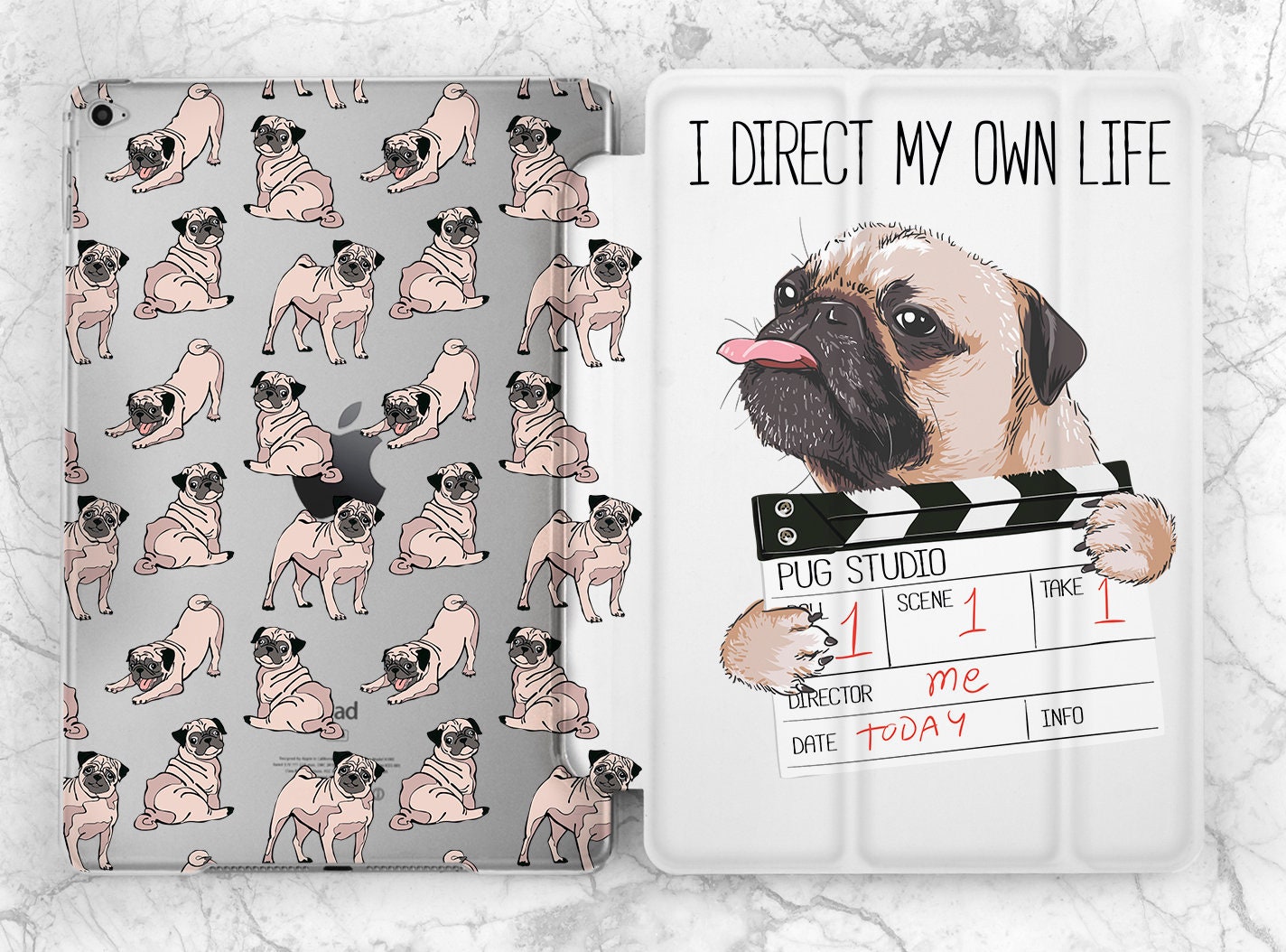 Ipad Case Dog Ipad Case Funny Ipad Case Pug Ipad Case Animal - Etsy