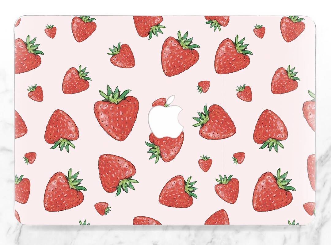 MacBook Case Strawberry MacBook Case Pink MacBook Case Pink - Etsy