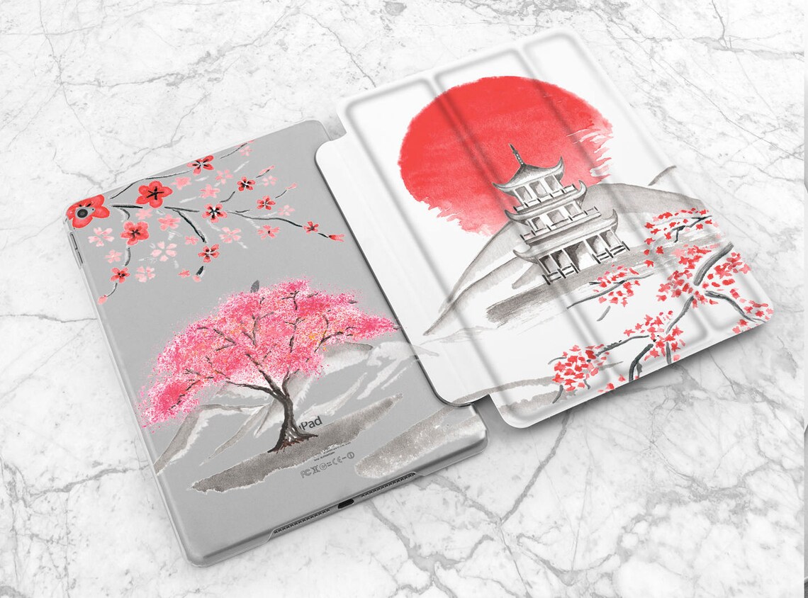 Ipad Case Japan Ipad Case Sakura Ipad Pink Flowers Ipad Floral - Etsy