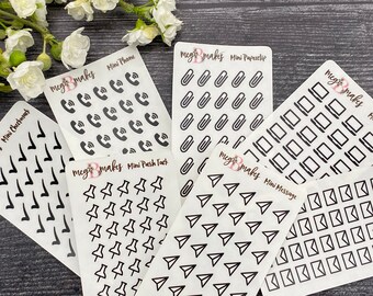 Mini Icon Stickers - Etsy