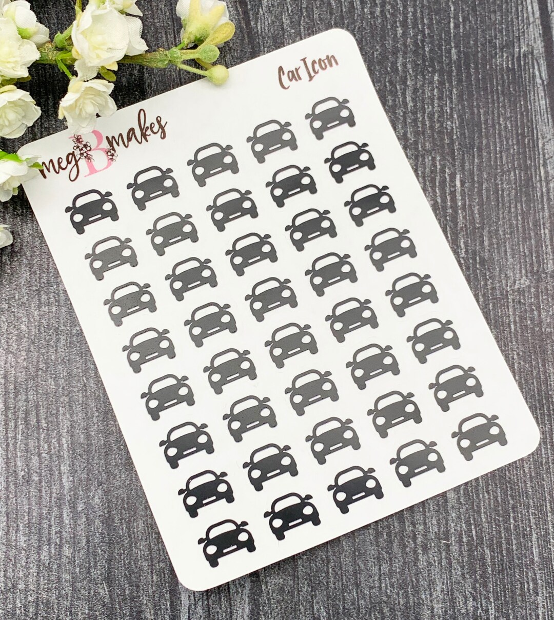 Foiled Car Icon Stickers Auto Icon Stickers Car Stickers - Etsy