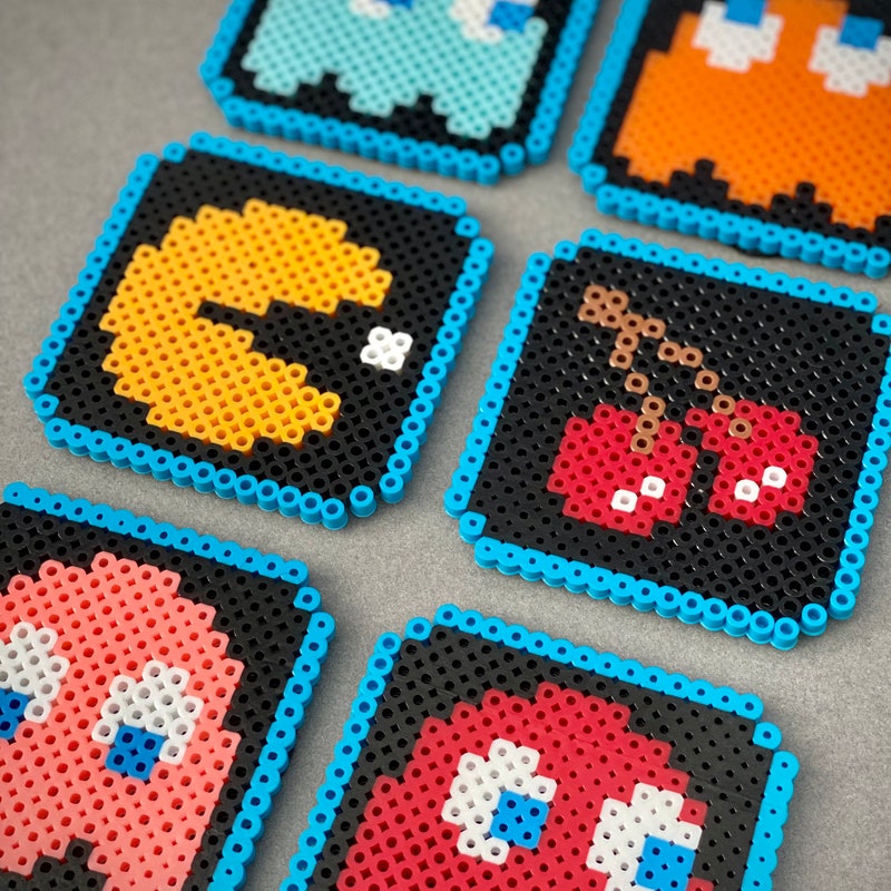 Perler Bead Coaster - Etsy