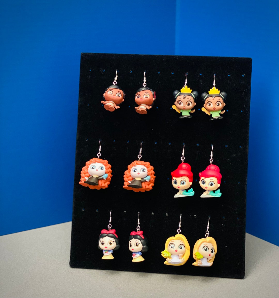 Doorables, Princess, Adorable, Cute, Earrings, Tiana, Merida, Moana ...