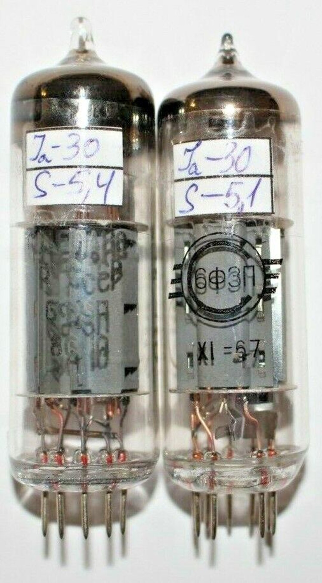 2x 6F3P 6Ф3П ~6BM8 /~ECL82 / NOS / Ussr / Triode-pentode Tubes ...