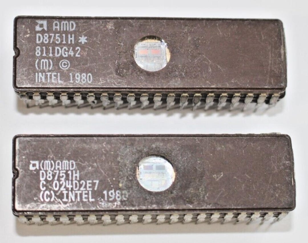 2x D8751H 8751 HMOS 8-bit Controller IC CDIP40 / New Old Stock / Nos / 2pcs in One Lot - Etsy