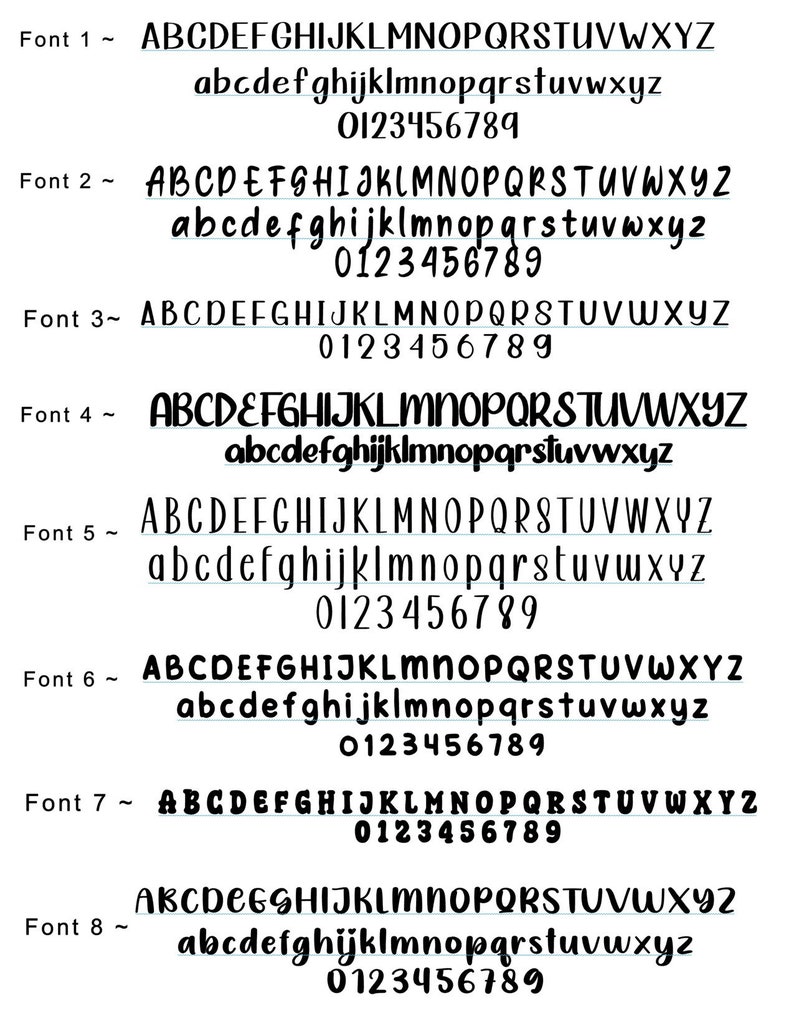 Custom LAMINATED Cardstock Letters 5 Non-laminated - Etsy