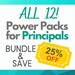Bundle and SAVE All 12 Principal's Power Packs Instant Digital ...