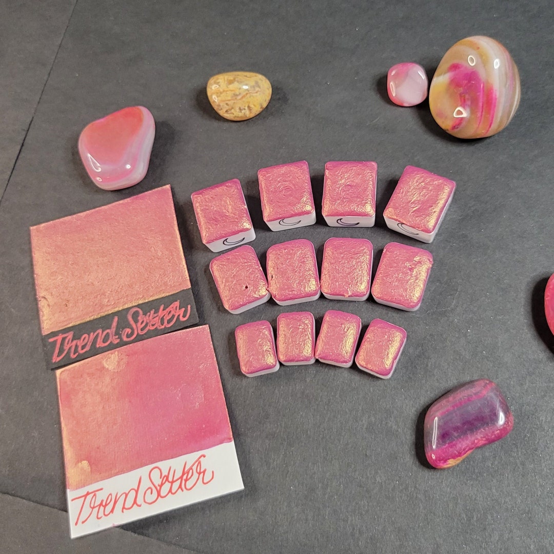 Handmade Watercolor Pans in Trend Setter-art Supplies-calligraphy-hand ...