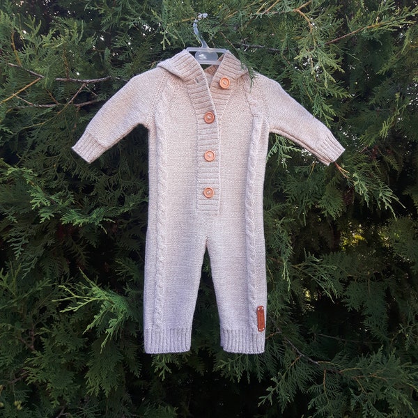 Knit Baby Romper - Etsy