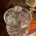 Vintage Crystal Pot - Etsy