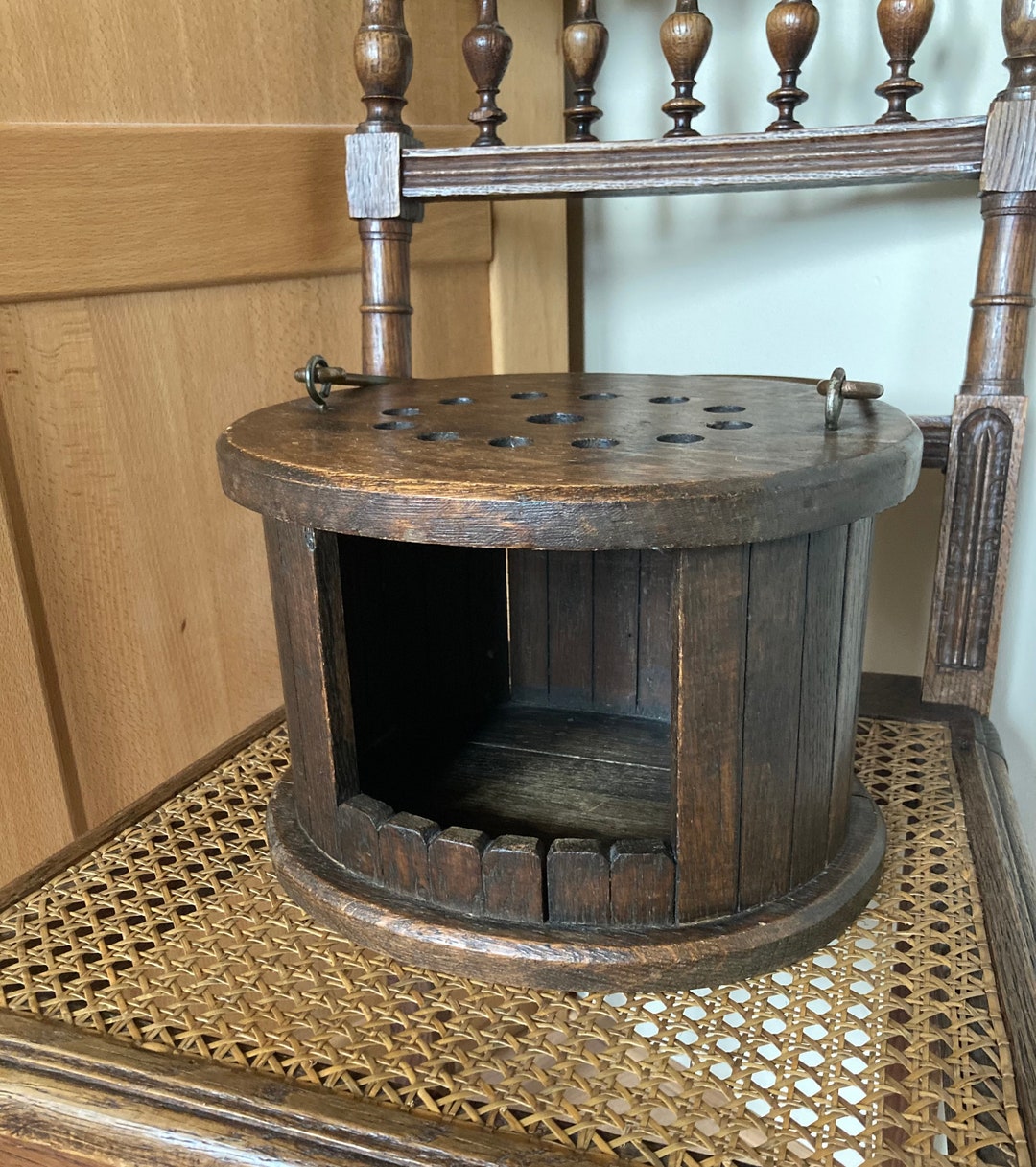 Antique Wooden Foot Stove - Etsy