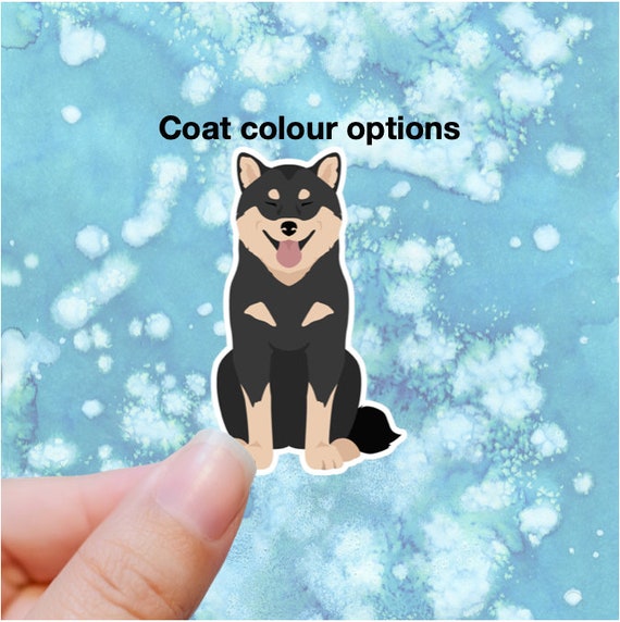 Shiba Inu Vinyl Sticker Set - Etsy