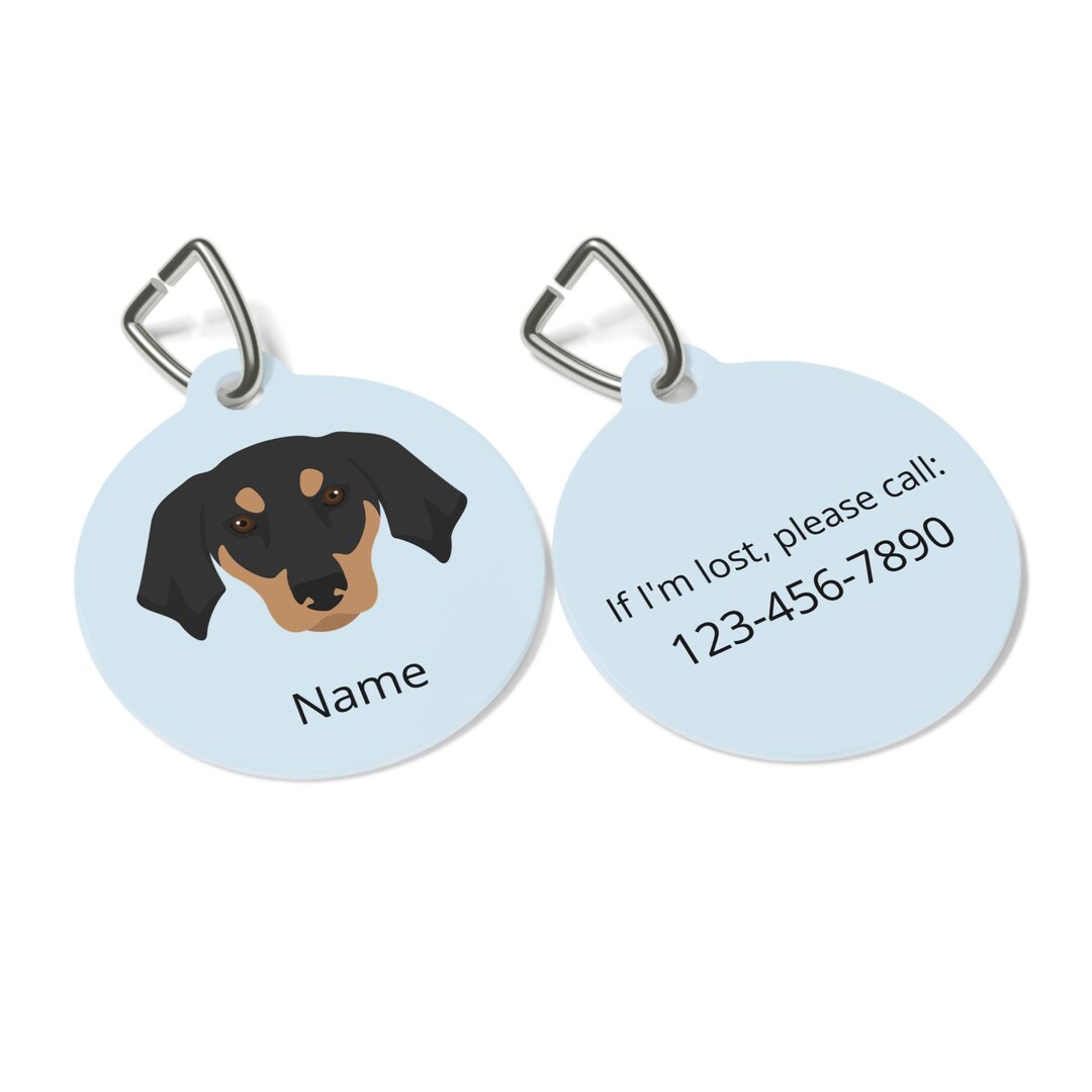 Bluetick Coonhound ID Tag Personalized - Etsy