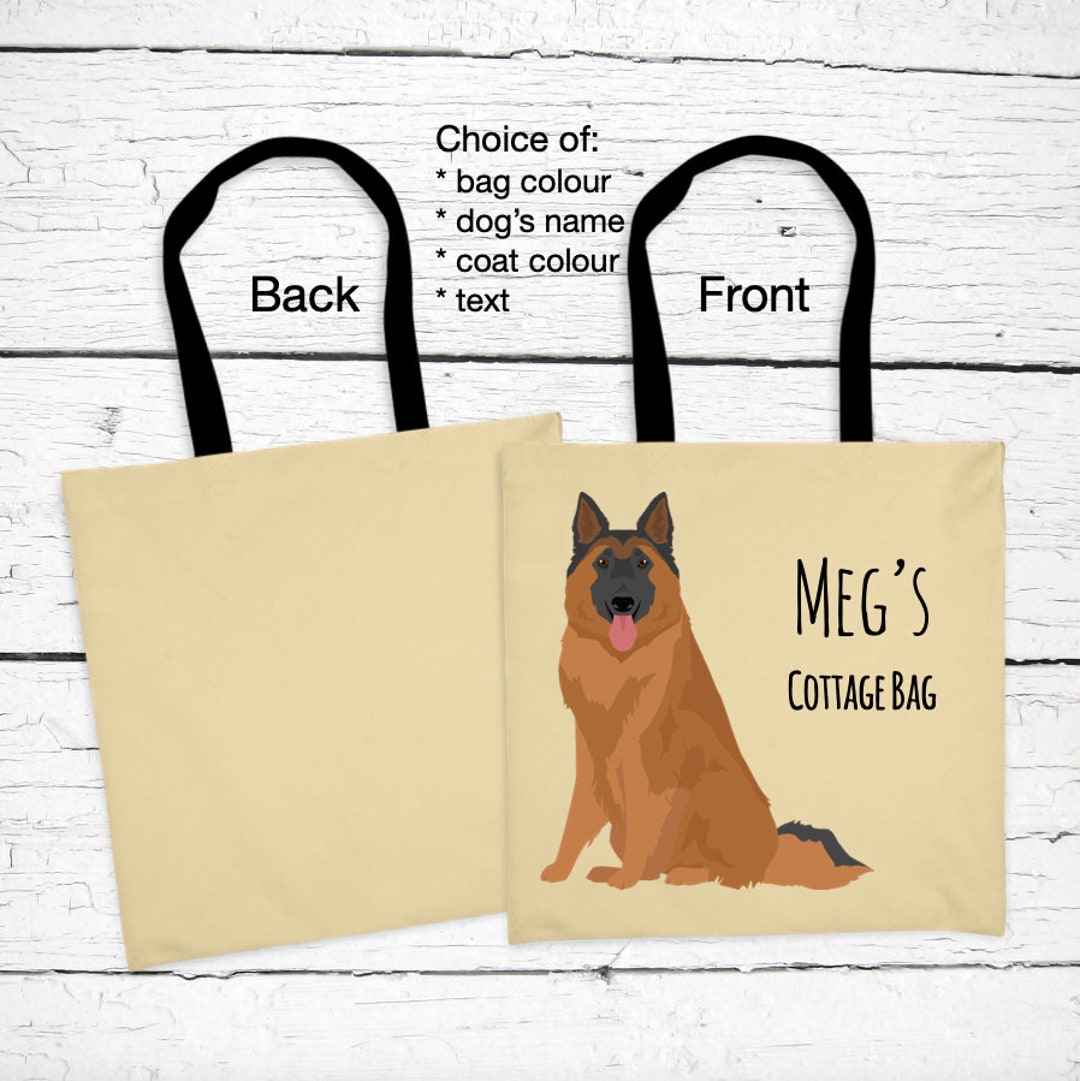 Belgian Tervuren Tote Bag Personalized - Etsy