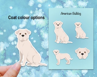 Bulldog Vinyl Sticker Black and White Bulldog Laptop Decal - Etsy