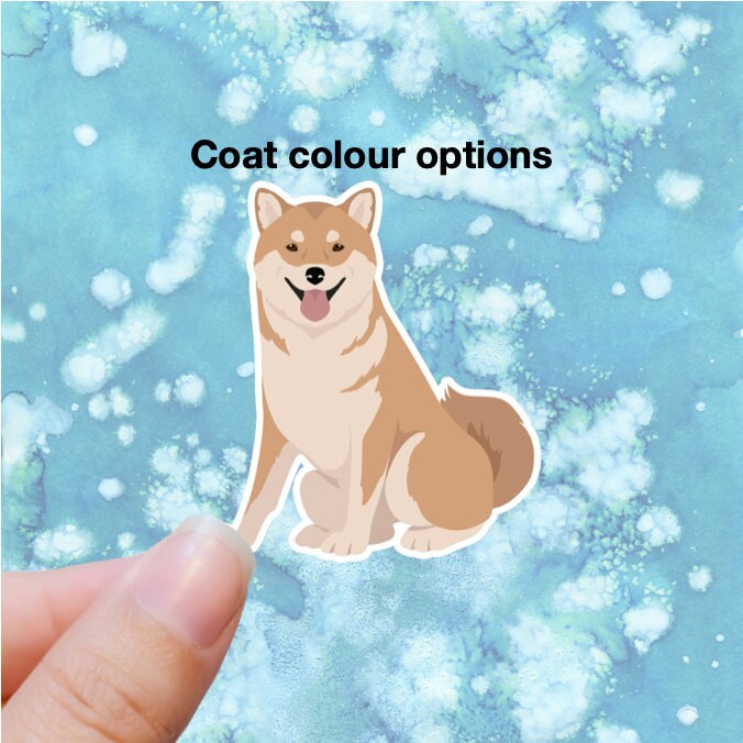 Shiba Inu Vinyl Sticker Set - Etsy