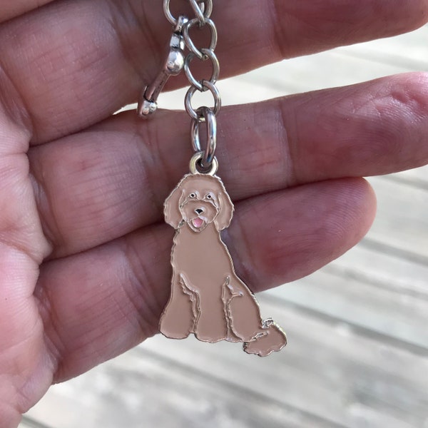 Labradoodle Keychain - Etsy