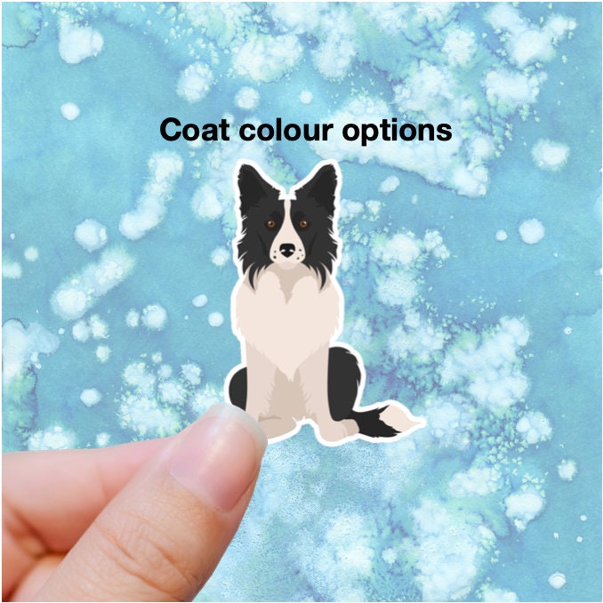 Border Collie Vinyl Stickers Set | Etsy