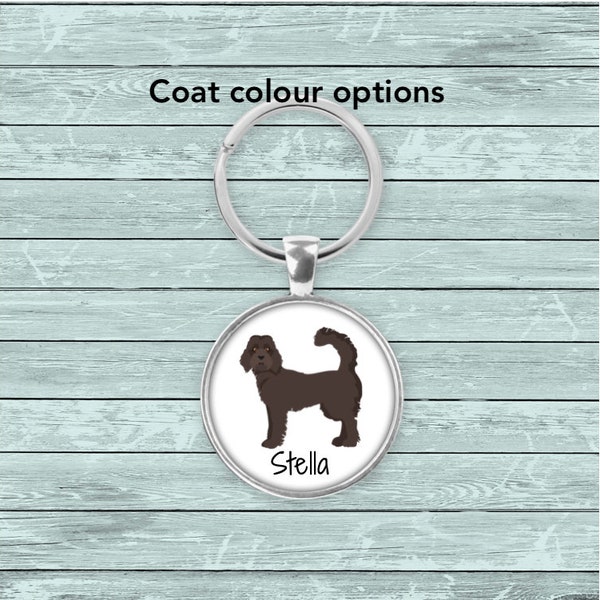 Labradoodle Keychain - Etsy