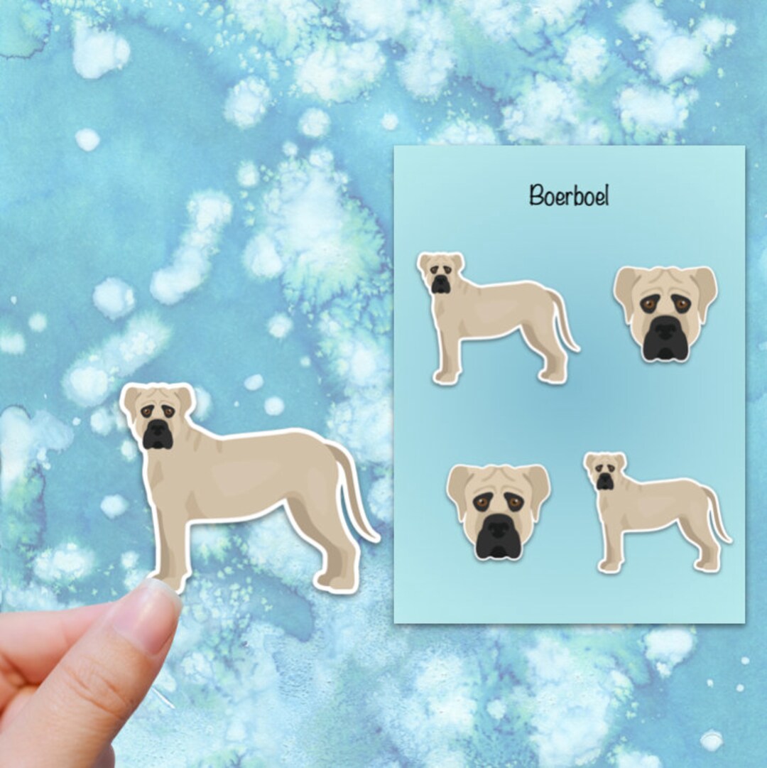 Boerboel Vinyl Stickers Set - Etsy