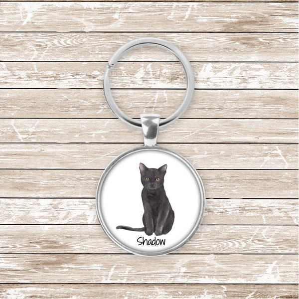 Cat Keychain - Etsy