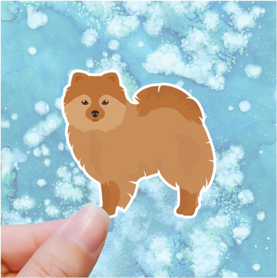 German Spitz Vinyl Sticker Set - Etsy