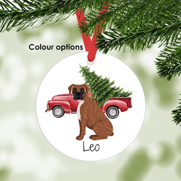 Boxer Dog Ornament - Etsy